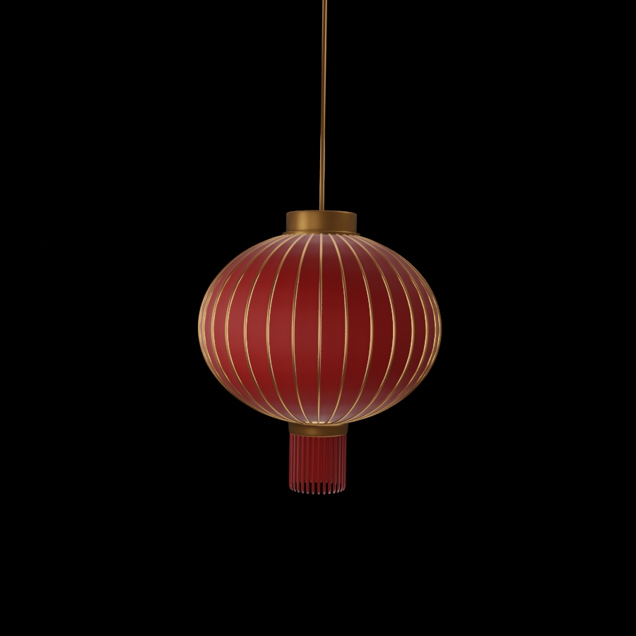 Chinese Lantern by SF_Dragon | 3DOcean